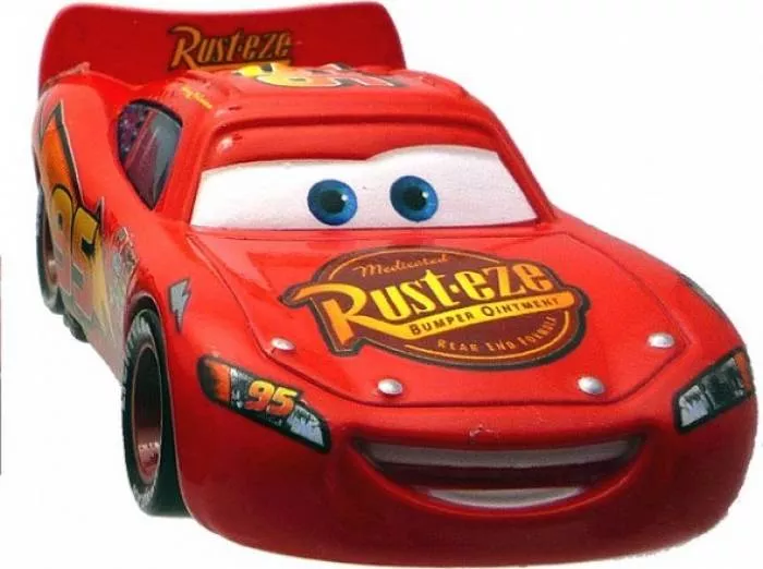 Disney Cars 2 - Lightning McQueen cu roti de curse