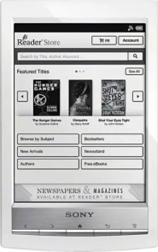 EBook Reader Sony WIFI Touch Edition White c8331243_gresit - cel.ro