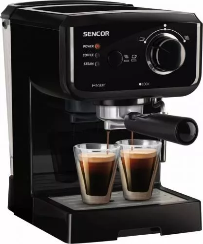 Espressor de cafea Sencor SES 1710BK 1140W manual 15 bar 1.5L Negru ses ...