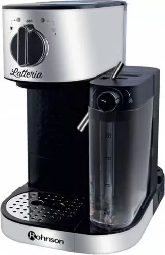 Espressor Rohnson R975 1470W 1.2l 15 Bar Sistem de spumare a laptelui ...