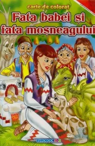 Fata Babei si Fata Mosului - Carte de colorat 978-606-92234-5-1