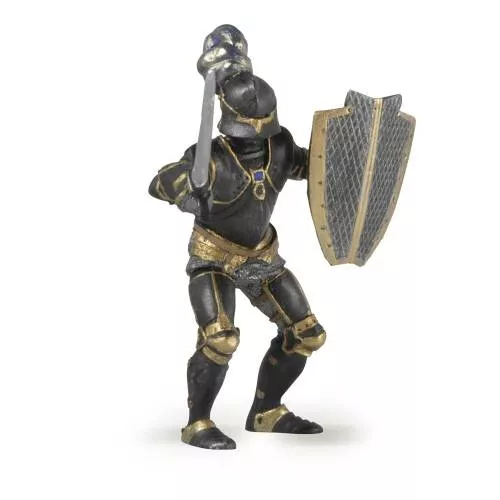 Figurina Papo-Cavaler in armura neagra p39275