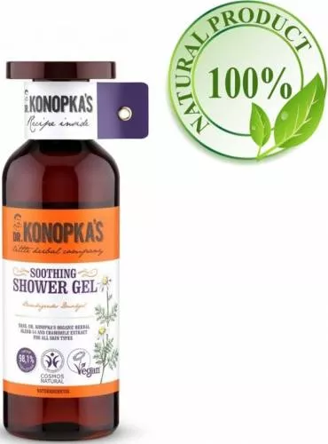 Gel de dus Dr. Konopka calmant cu musetel 500 ml 9072E - cel.ro