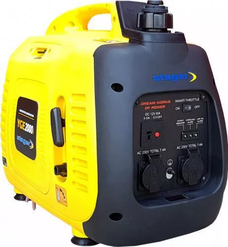 Generator digital invertor monofazat Stager YGE2000i benzina 1.8kW la ...