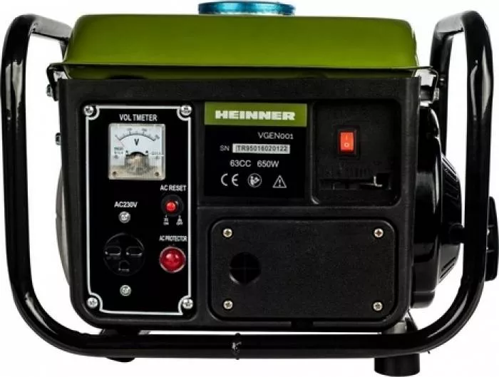 Generator electric Heinner 63cc 0.65kW 4L vgen001 - cel.ro