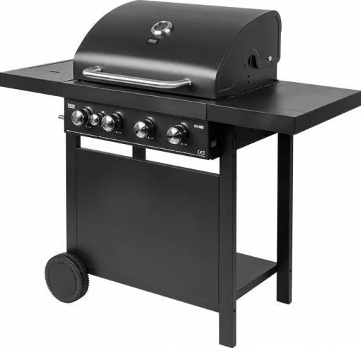 Grill 5 Arzatoare Gaz BBQ 5000 TEESA TSA0082 Negru Tsa0082 - cel.ro