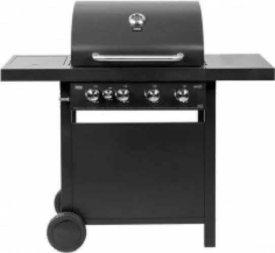 Grill 5 Arzatoare Gaz BBQ 5000 TEESA TSA0082 Negru Tsa0082 - cel.ro