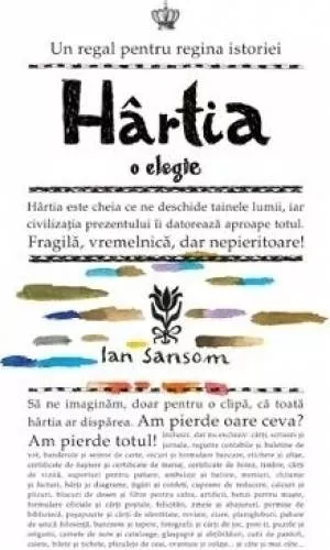 Hartia - O elegie - Ian Sansom 978-606-8564-16-6 - cel.ro