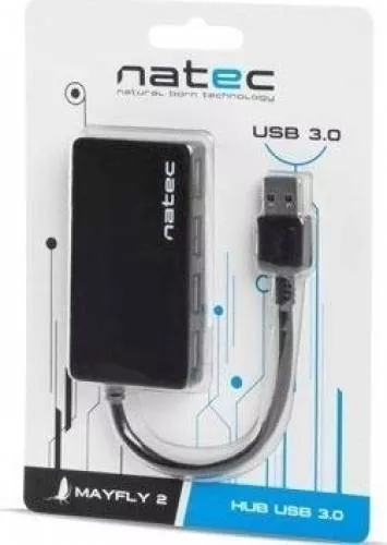 Hub USB 3.0 Natec Mayfly 2 4-port nhu-0806 - cel.ro
