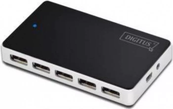 Hub USB Digitus 10-port Negru da-70229 - cel.ro