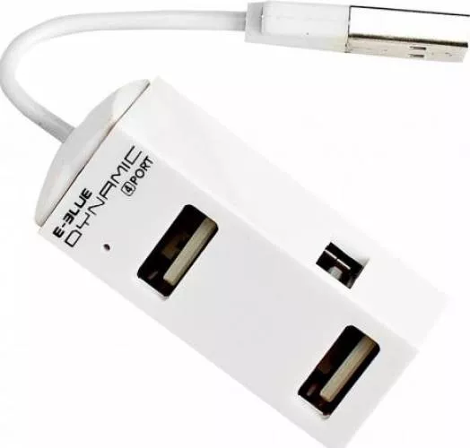 Hub USB E-Blue Dynamic Purity White 4 porturi USB2.0 ehb036wh - cel.ro