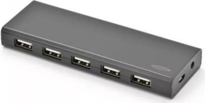 Hub USB 2.0 Ednet 10-port Black 85139 - cel.ro