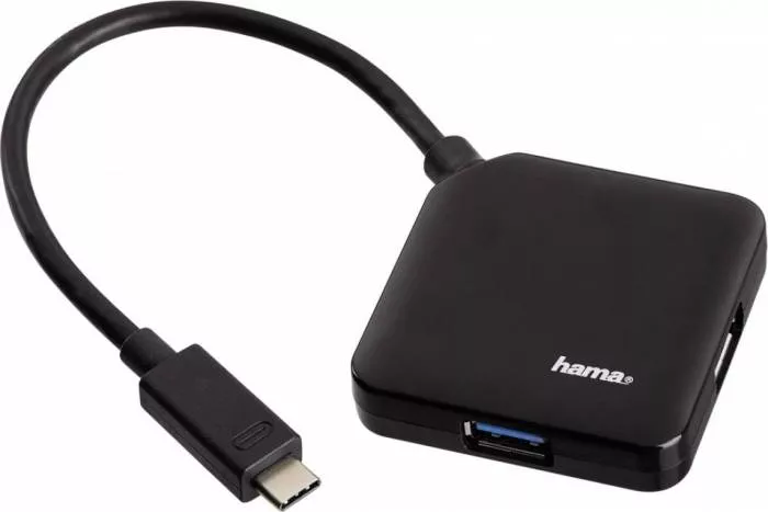 Hub USB Hama USB C 1.4 Negru 4047443293879 - cel.ro