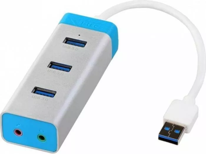 Hub USB i-Tec 3 porturi cu adaptor Audio u3a3hub - cel.ro