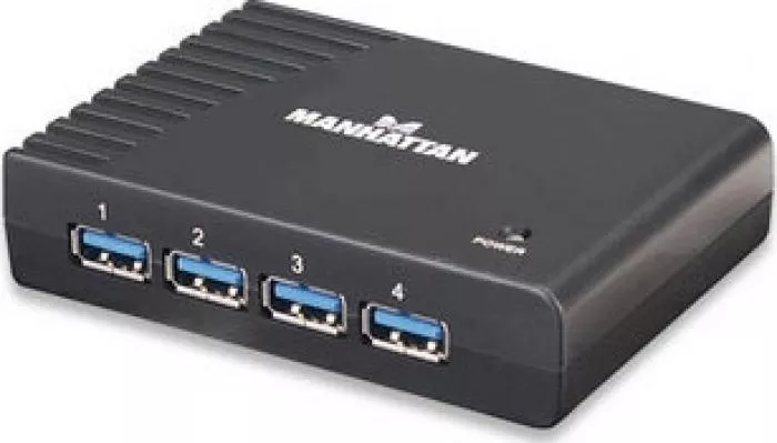 Hub USB Manhattan SuperSpeed 4 porturi USB3.0 161220 - cel.ro