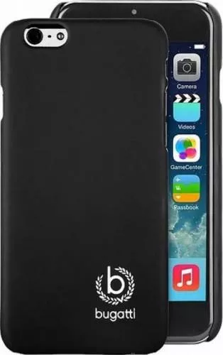 Husa Bugatti iPhone 6/6S Negru xq18380 - cel.ro