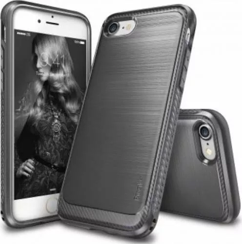 Husa Ringke iPhone 7 Plus ONYX MIST GRAY + folie Ringke cadou 153943 ...