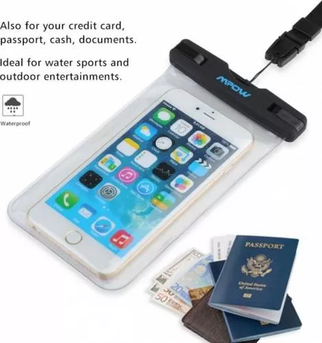 Husa subacvatica Mpow Waterproof Universala Transparenta