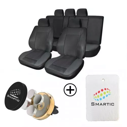 Huse scaune auto Universale Editia Lux Material Textil 11 piese Negru ...