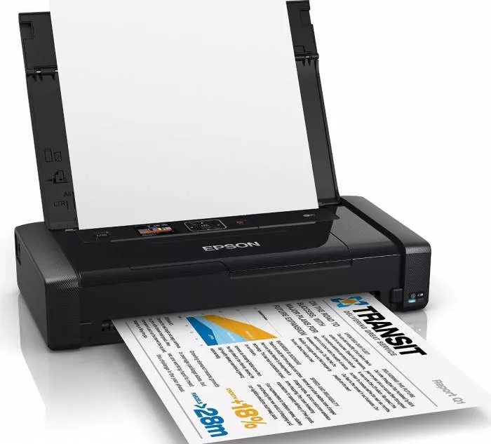 Imprimanta portabila EPSON WorkForce WF-100W A4 USB Retea Wi-Fi