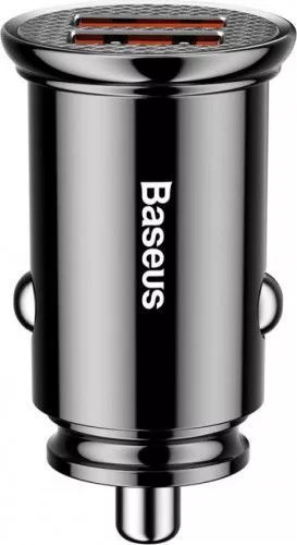 Incarcator Auto Baseus Dual USB 30W 5A QC3.0 Black ccall-yd01 - cel.ro