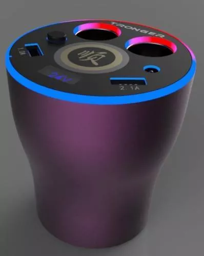 Incarcator Auto Cronos E7A Gri E7A-GREY - cel.ro