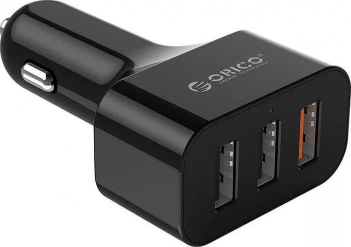 Incarcator Auto GSM Orico UCH-Q3 PRO 3x USB 35W Black uch-q3-bk-pro ...