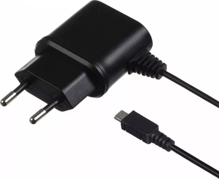 Incarcator retea compact Kit microUSB 2.1A Negru 8600mceu2a