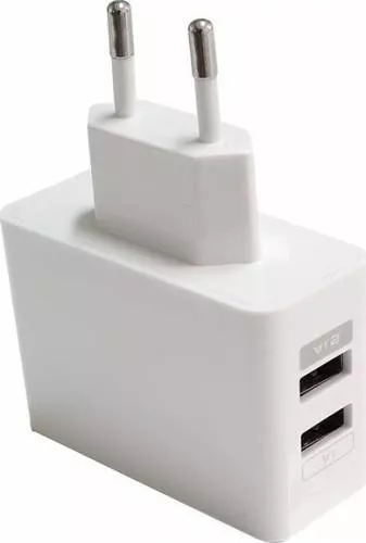 Incarcator Retea Procell Universal Dual USB 2.1 A Alb irdualpu201 - cel.ro