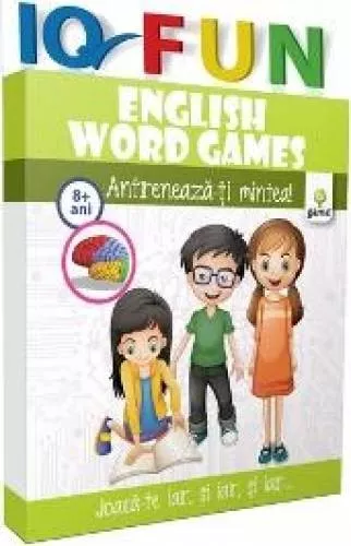 IQ Fun - English word games - Antreneaza-ti mintea 8 ani+ 978-973-0000-101