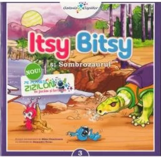 Itsy Bitsy 3 si Sombrozaurul - Mihai Dumitrescu 978-606-93160-9-2 - cel.ro
