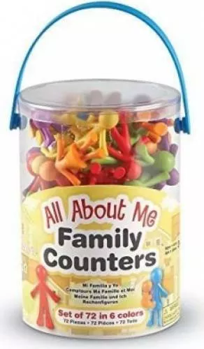Jucarie educativa Learning Resources Family Counters - 72 Pieces pf_129255