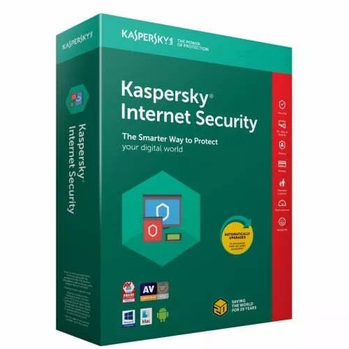 Kaspersky Internet Security 2018 3PC 1An Licenta Noua Box kl1941x5cfs - cel.ro