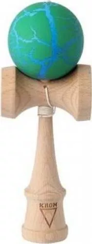 Kendama Krom Crack verde+albastru -5711898080047 - cel.ro