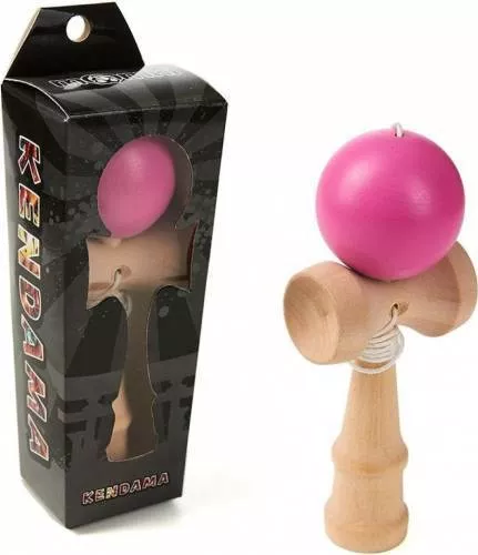 Kendama MomKi 40x48x60mm Roz MKMT7242_3 - cel.ro