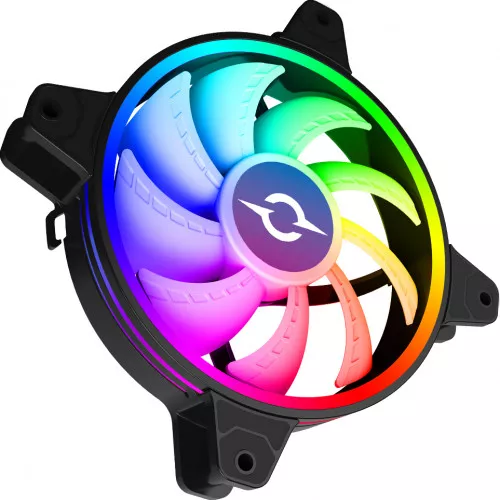 Kit 3 ventilatoare AQIRYS Libra 120 mm ARGB cu telecomanda si ...