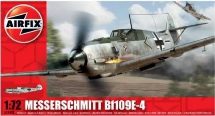 Kit aeromodele Airfix 01008 Avion Messerschmitt Bf109E-4 Scara 1 72 af01008 - cel.ro