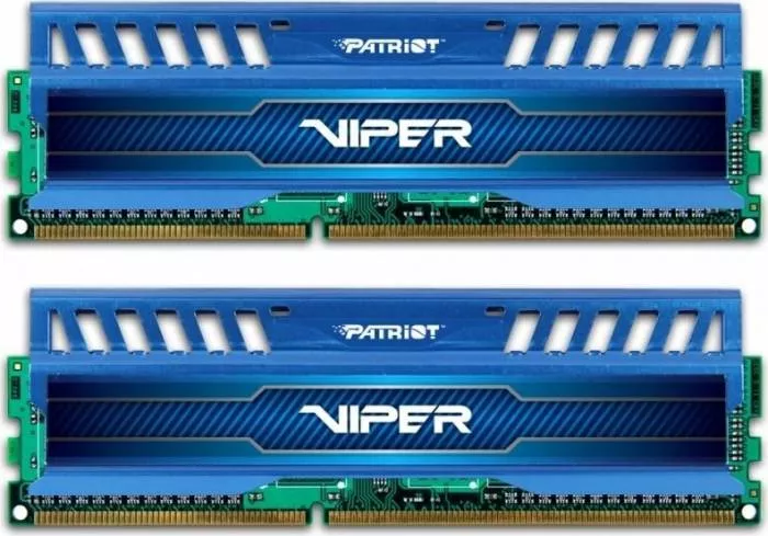 Kit Memorie Patriot Viper 3 2x8GB DDR3 1600MHz CL9 Blue pv316g160c9kbl ...