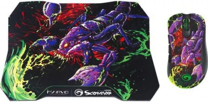 Kit Gaming Mouse RGB Marvo M603 4800 DPI + Mousepad G20 marvo_m603g20 ...