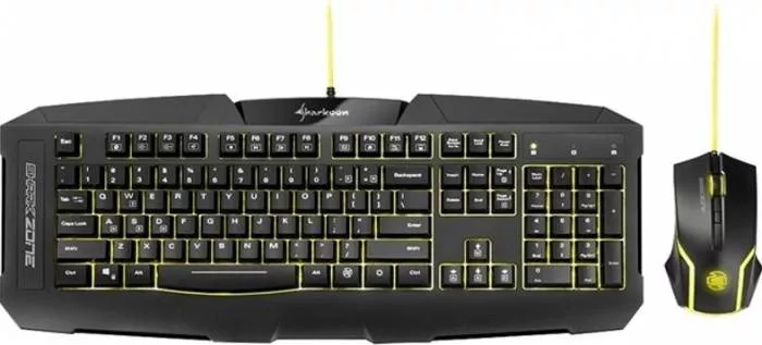 Kit Tastatura+mouse Gaming Sharkoon Shark Zone GK15 USB ttskzonegk15 ...