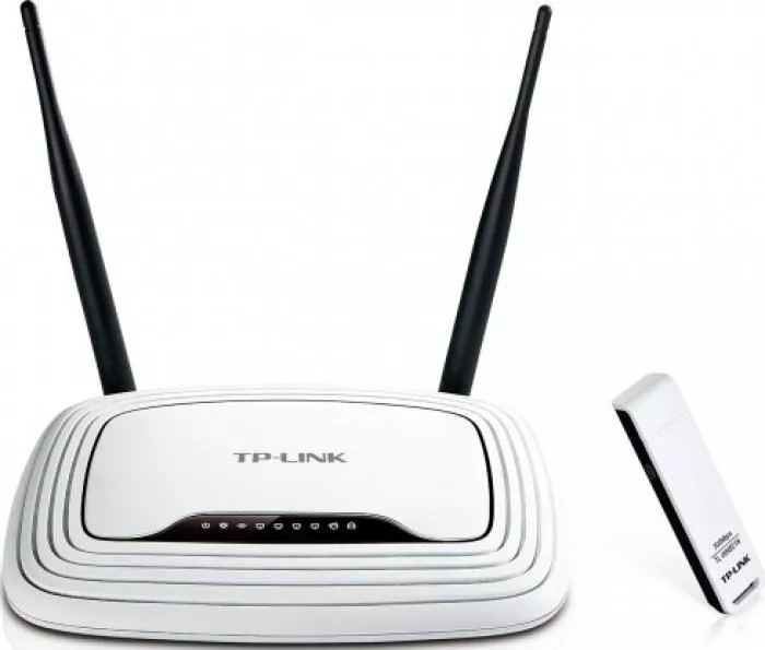 KIT TP-LINK Router Wireless + Adaptor USB 300Mbps tl-wr300kit - cel.ro
