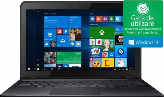 Laptop 2in1 Odys Prime 10 Intel Atom X5-Z8350 32GB 2GB Win10 WXGA ...