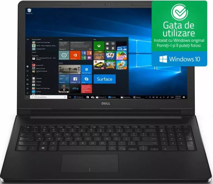 Laptop Dell Inspiron 3567 Intel Core Skylake i3-6006U 1TB HDD 4GB AMD ...