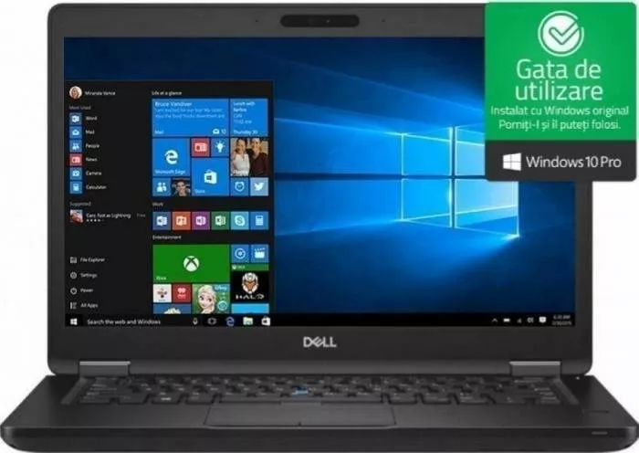 Laptop Dell Latitude 5490 Intel Core Kaby Lake R 8th Gen i5-8350U 512GB SSD - cel.ro