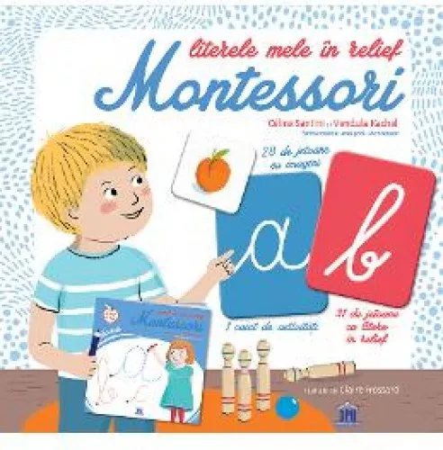Literele mele in relief. Montessori - Celine Santini Vendula Kachel ...