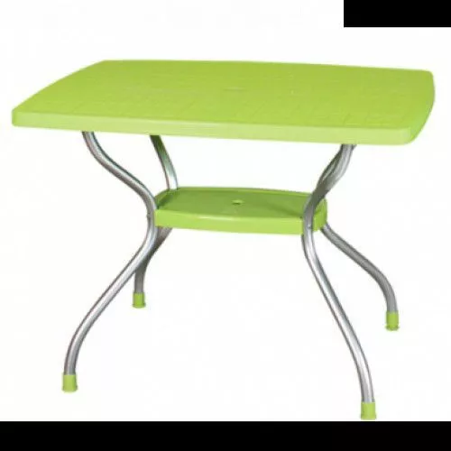 Masa gradina terasa dreptunghiulara RAKI VEGA 70x100cm culoare verde ...