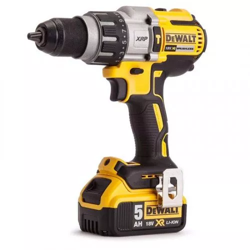 Masina de gaurit si insurubat cu percutie si 2 acumulatori 18V 5.0Ah DeWalt - cel.ro