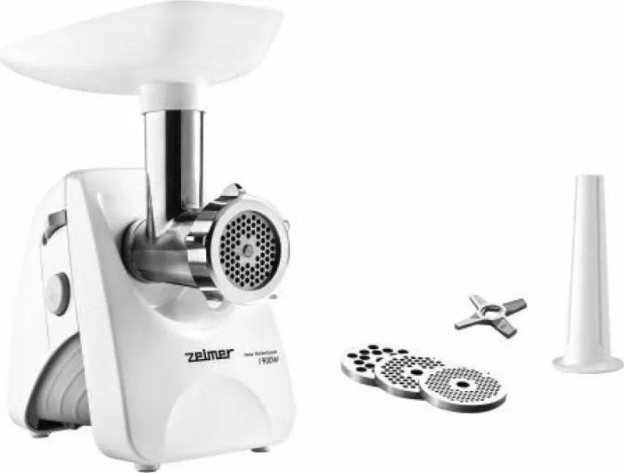 Masina de tocat Zelmer ZMM4288W 1900W 2.5 kg/min 3 site Accesoriu ...