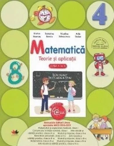 Matematica cls 4 teorie si aplicatii - Viorica Boarcas 978-606-33-1080-5 - cel.ro