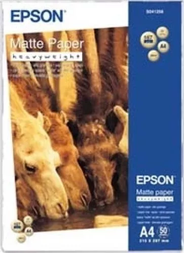 Matte Paper Heavy Weight Epson DIN A4 50 Blatt c13s041256 - cel.ro